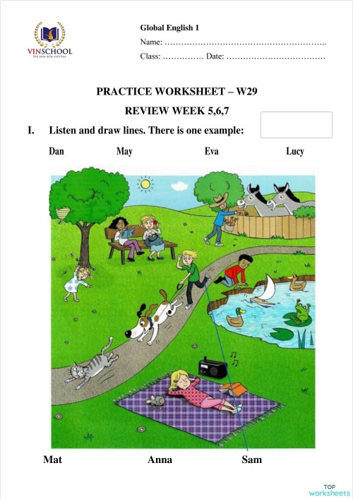 STAGE 1 - WEEK 29 - PRACTICE TEST 1 - REVIEW U567. Interactive ...