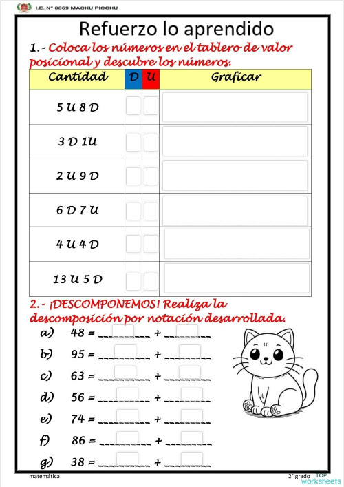 Hojas De Trabajo Para Ordenar Números Hasta Centenas De Millar