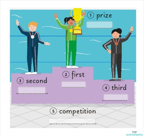 5 words a day competition. Interactive worksheet | TopWorksheets