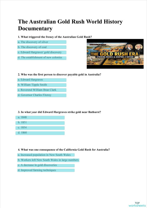 The Australian Gold Rush World History Documentary. Interactive ...