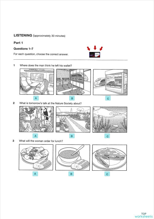 Interactive worksheets and online exercises in english | TopWorksheets