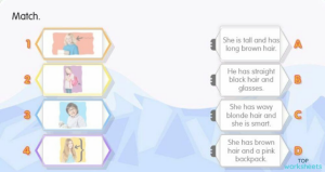 Everybody is different. Interactive worksheet | TopWorksheets