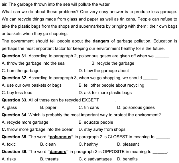 READING MULTIPLE CHOICE 12. Interactive worksheet | TopWorksheets
