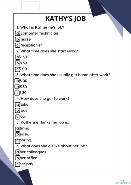 Listening Practice 1 Interactive Worksheet Topworksheets