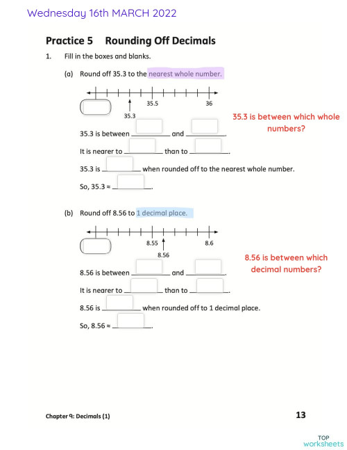 Year 4 Dividing Decimals (I). Interactive worksheet | TopWorksheets