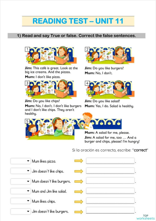 Unit 11 - READING. Interactive worksheet | TopWorksheets