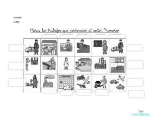 Sectores económicos: fichas interactivas y ejercicios online ...