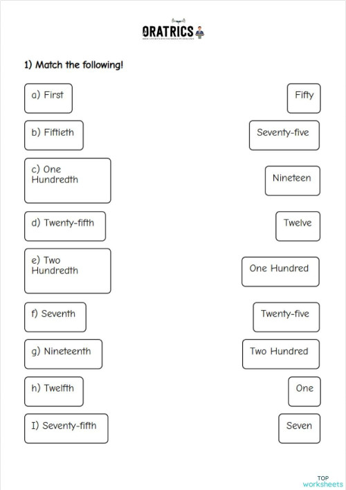Comparing and Ordering Numbers BBB. Interactive worksheet | TopWorksheets