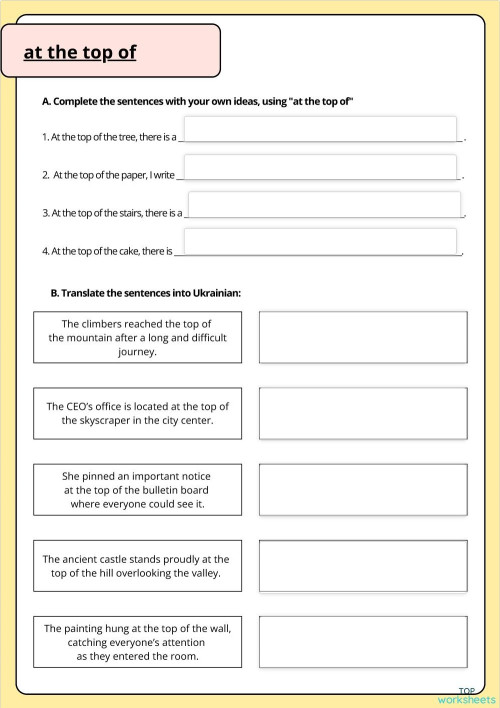 3.5 at the top of. Interactive worksheet | TopWorksheets