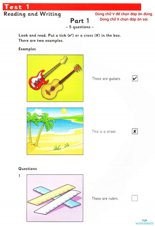 Book 2_Reading and Writing Test 1 (40). Interactive worksheet ...