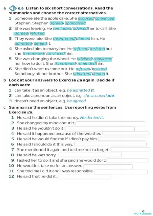 Present simple. Ficha interactiva | TopWorksheets