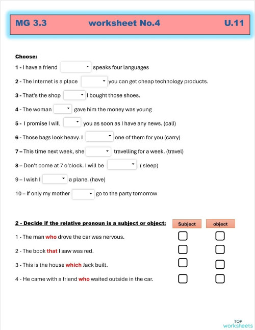 Diagnostic test 4th grade. Interactive worksheet | TopWorksheets