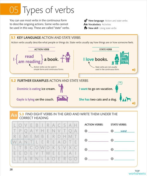 worksheet 3. Interactive worksheet | TopWorksheets