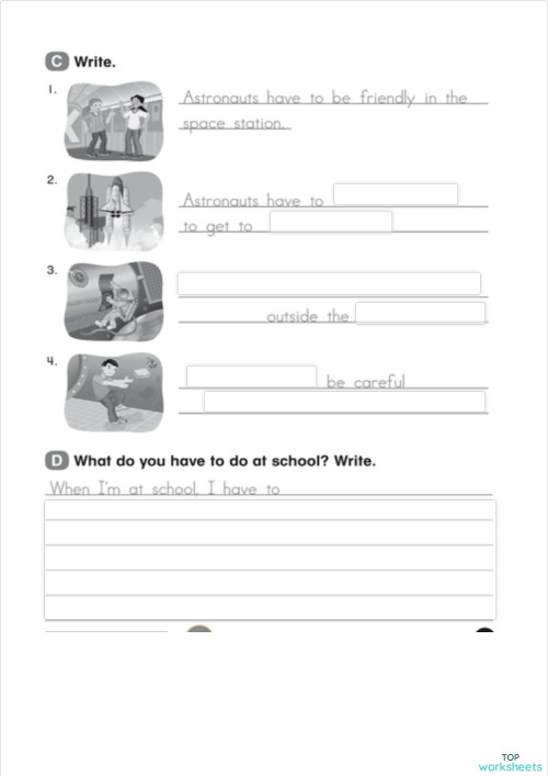HW U7 L4.2. Interactive worksheet | TopWorksheets