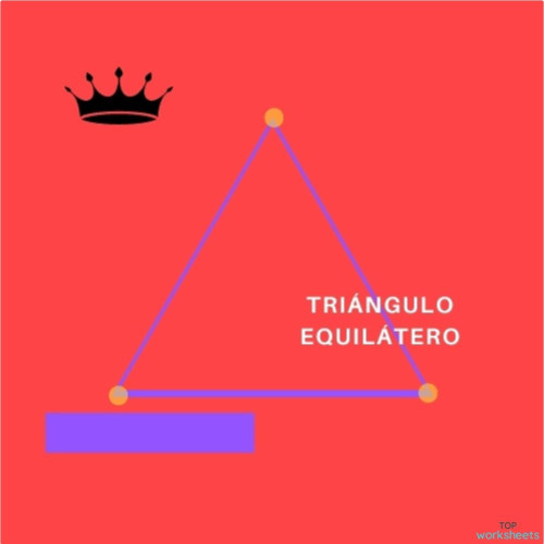 Triángulo real. Ficha interactiva | TopWorksheets