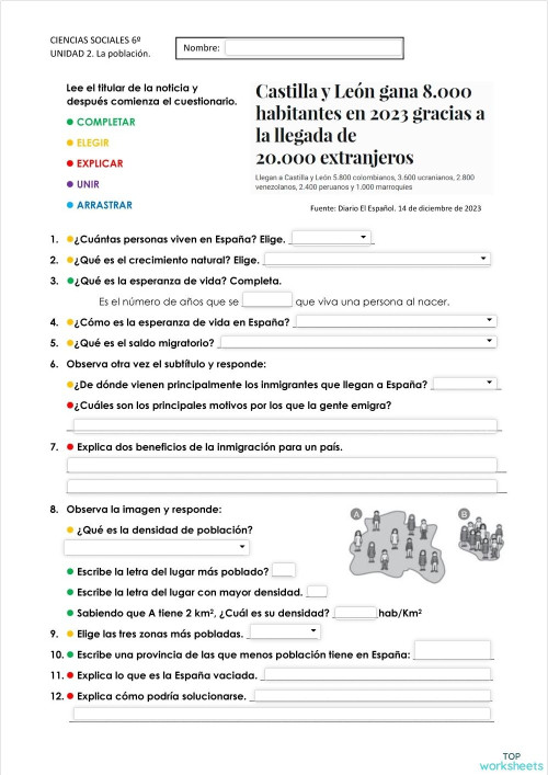 Sectores económicos: fichas interactivas y ejercicios online ...