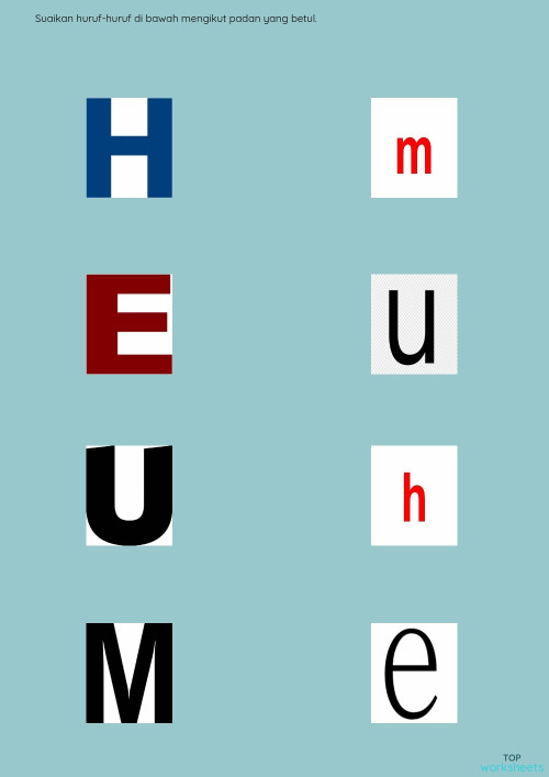 aktiviti suaikan. Interactive worksheet | TopWorksheets