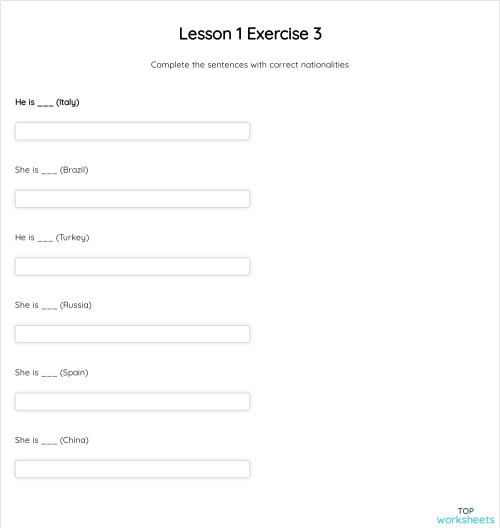 Grammar: interactive worksheets and online exercises | TopWorksheets