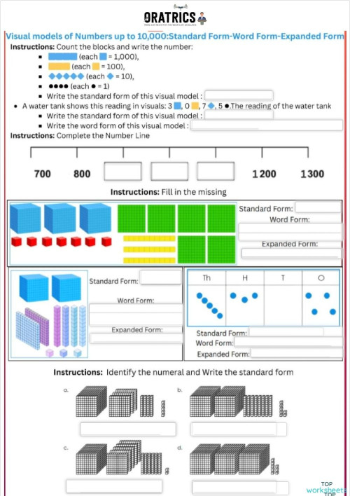 Expanded Form KK. Interactive worksheet | TopWorksheets