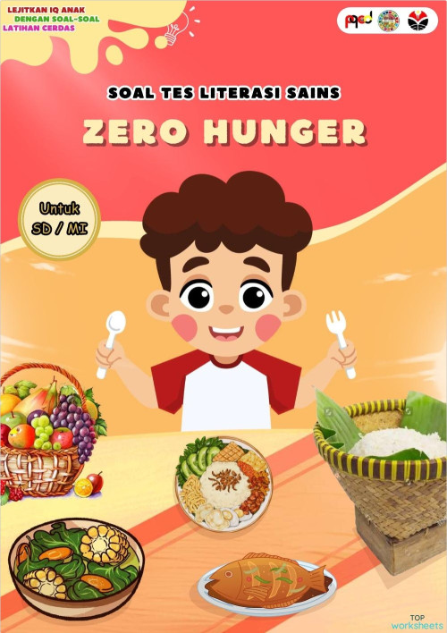 Soal Uji Kompetensi Literasi Sains Tema Zero Hunger. Interactive ...