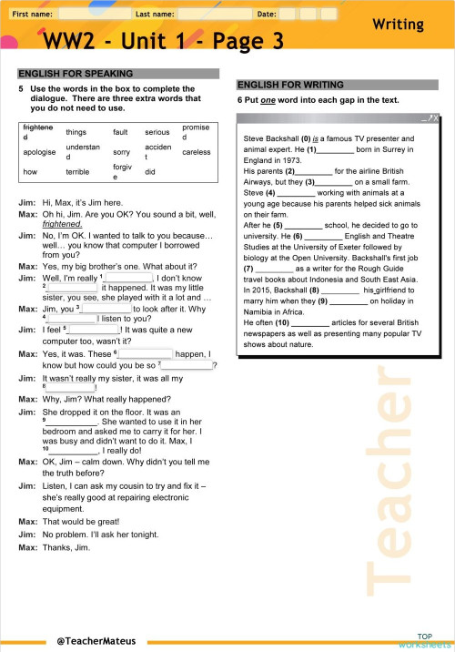 Passive Voice. Interactive worksheet | TopWorksheets