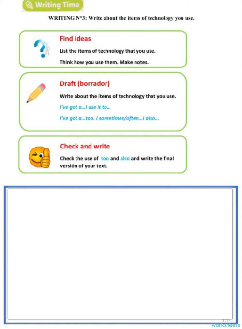 About technology. Interactive worksheet | TopWorksheets