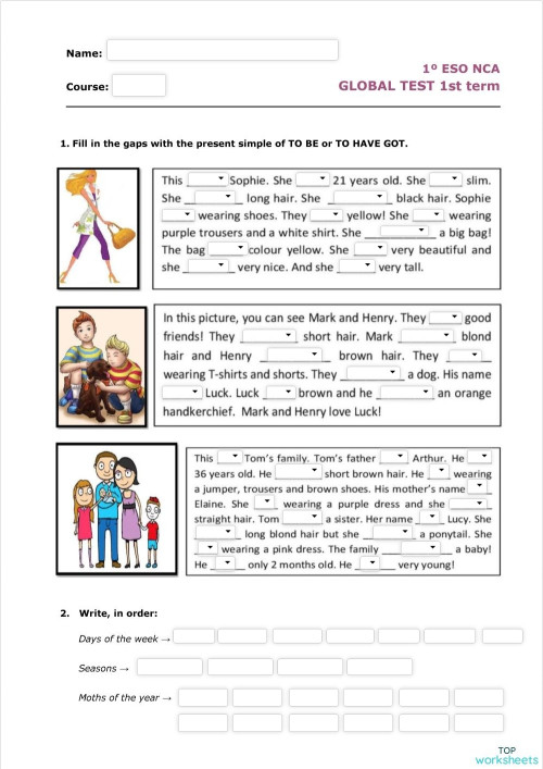 Conjunctions Story. Interactive worksheet | TopWorksheets