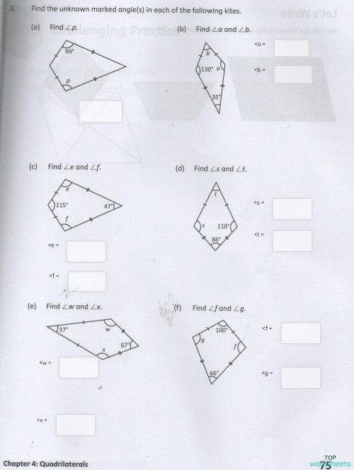 workbook pg 75. Interactive worksheet | TopWorksheets
