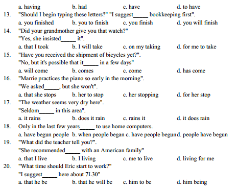 SUBJUNCTIVE 03. Interactive worksheet | TopWorksheets