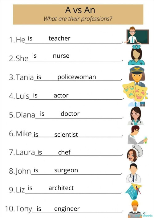 Articles: interactive worksheets and online exercises | TopWorksheets