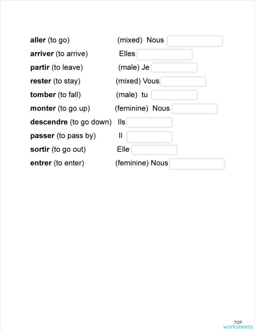Check Point Test Spanish. Interactive worksheet | TopWorksheets