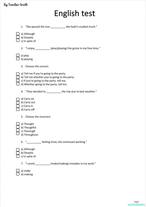 Hop into English 1 Units 1-3. Interactive worksheet | TopWorksheets