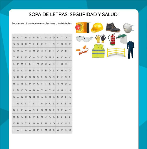 Seguridad: fichas interactivas y ejercicios online | TopWorksheets