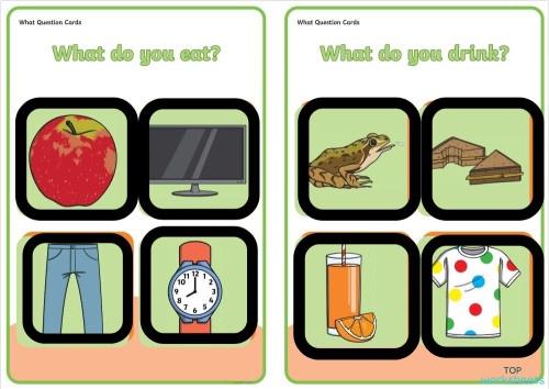 What question cards 1. Interactive worksheet | TopWorksheets