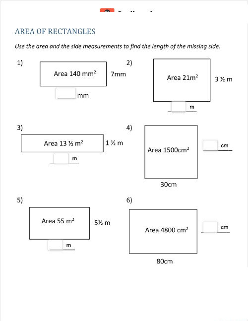 M_G04M15L50_WA01_Calculate the missing sides using the area formula ...