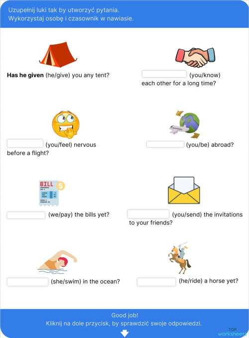 gramar - perfect pyt - 1. Interactive worksheet | TopWorksheets