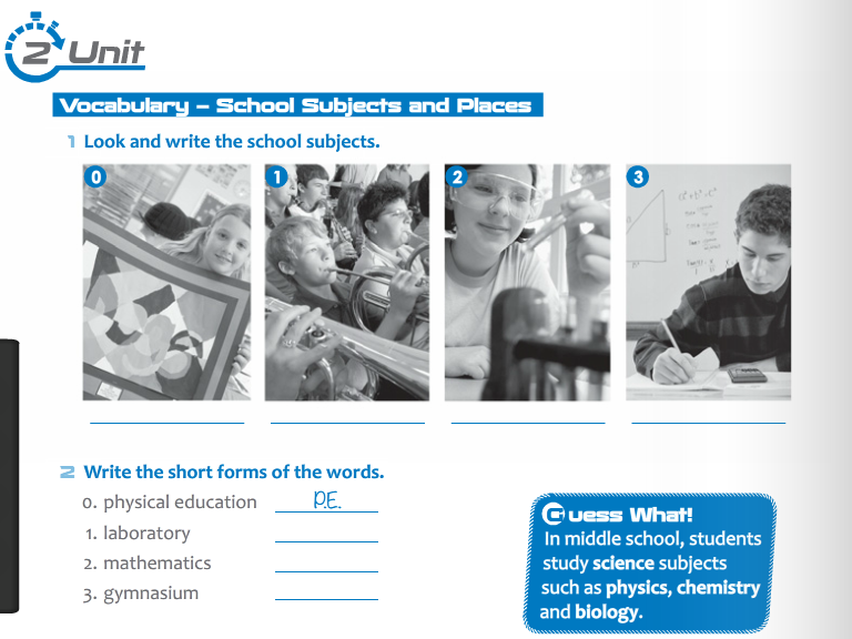 1ST & 2ND GRADE SEC UNIT 2. Ficha interactiva | TopWorksheets