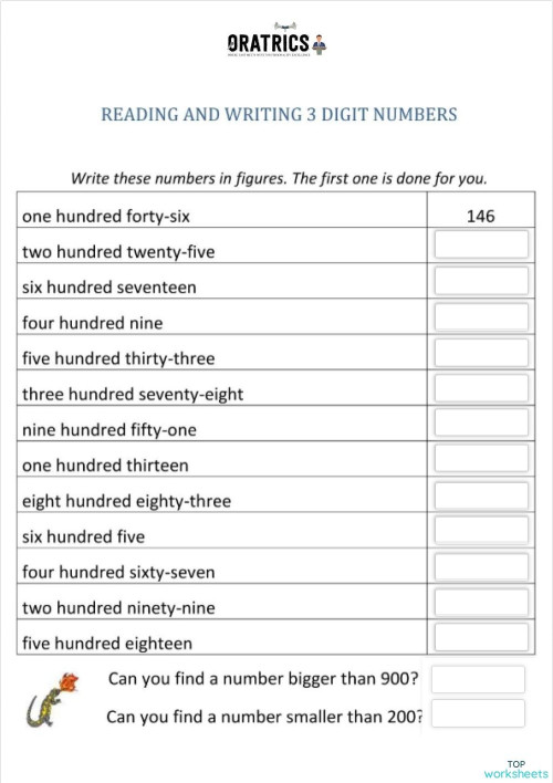 Place and Order DD. Interactive worksheet | TopWorksheets