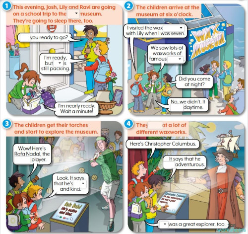 wax museum story. Interactive worksheet | TopWorksheets