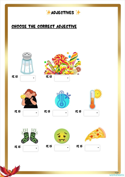 adjectives HP. Interactive worksheet | TopWorksheets