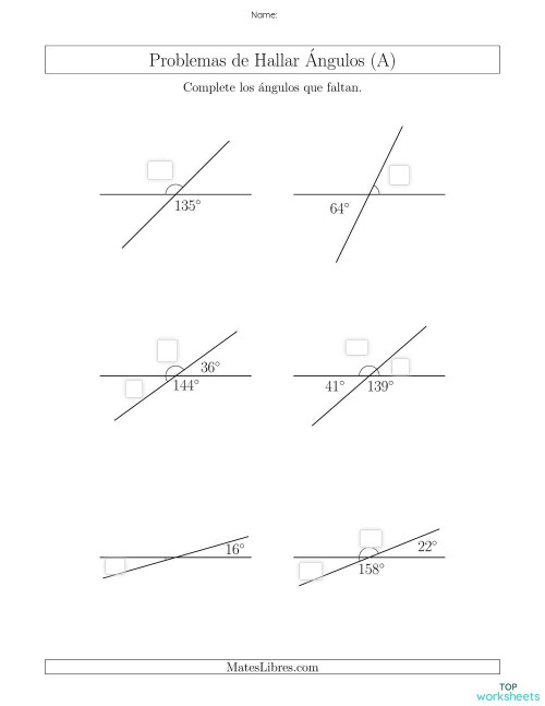 Angulos verticales. Ficha interactiva | TopWorksheets Angulos verticales. Ficha interactiva | TopWorksheets
