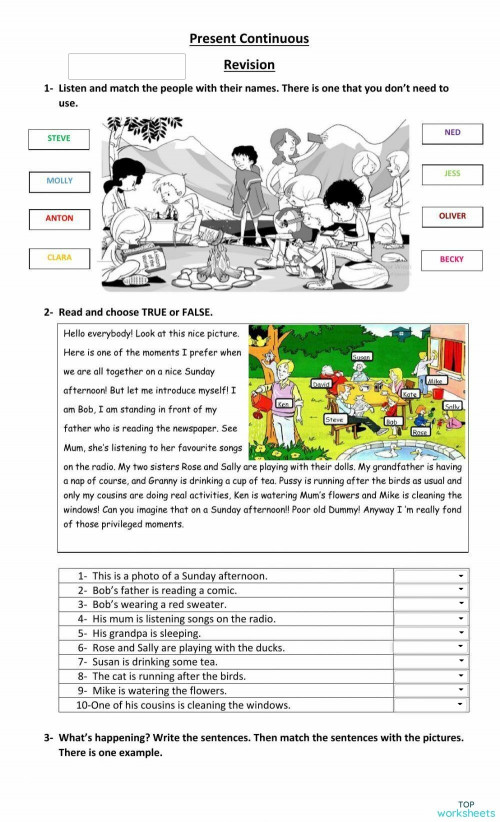 English language: interactive worksheets and online exercises ...