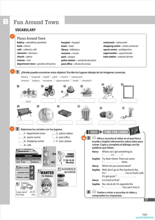 Module 2. Section B. Interactive worksheet | TopWorksheets