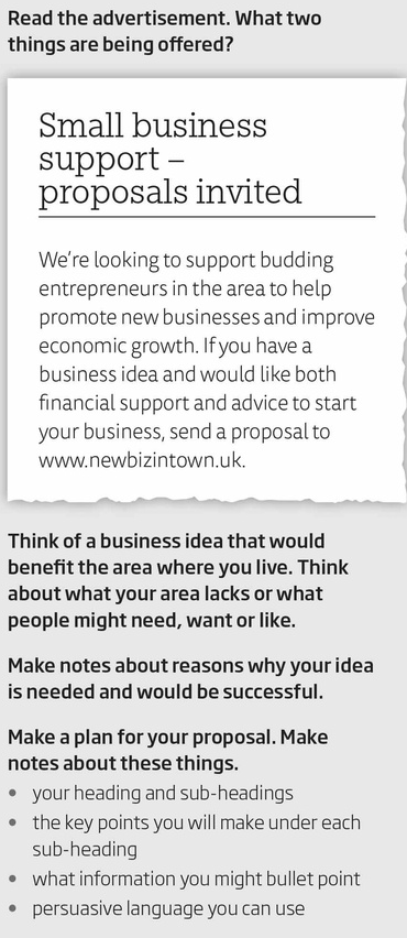 Writing (proposal). Interactive worksheet | TopWorksheets