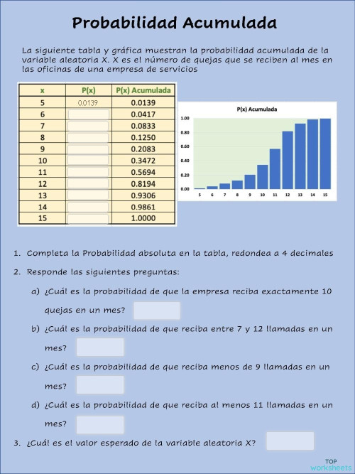 Fichas interactivas y ejercicios online en México | TopWorksheets