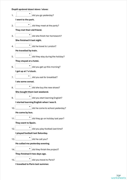 Past Simple Question Words Interactive Worksheet TopWorksheets past-simple-question-words-interactive-worksheet-topworksheets