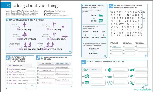 Talking about your things. Interactive worksheet | TopWorksheets
