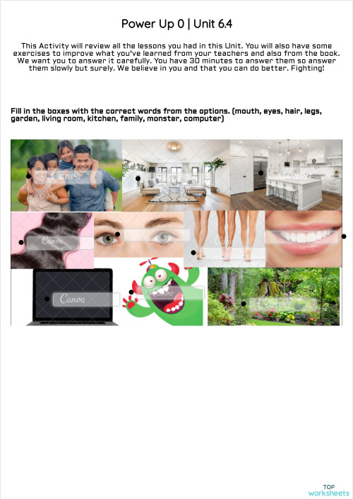 Power Up 0 | Unit 6.4. Interactive worksheet | TopWorksheets