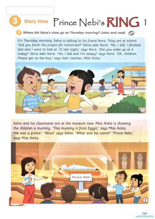 Get Smart 4 - Unit 3 Story. Interactive worksheet | TopWorksheets