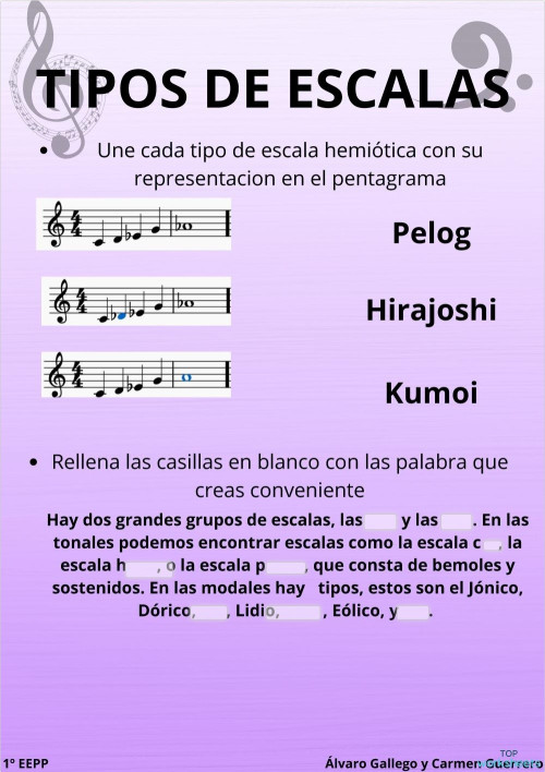 Intervalos (1). Ficha interactiva | TopWorksheets